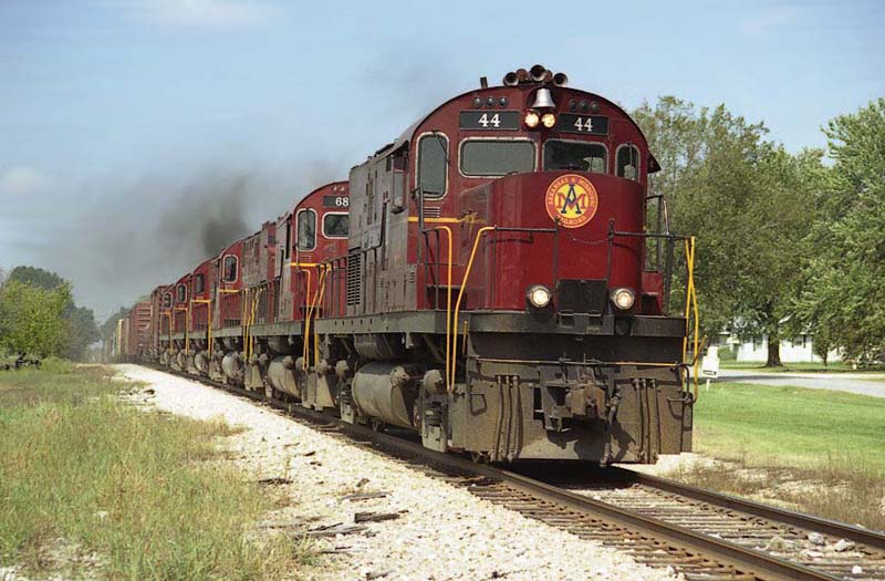 Arkansas & Missouri Railroad Alco C420'S